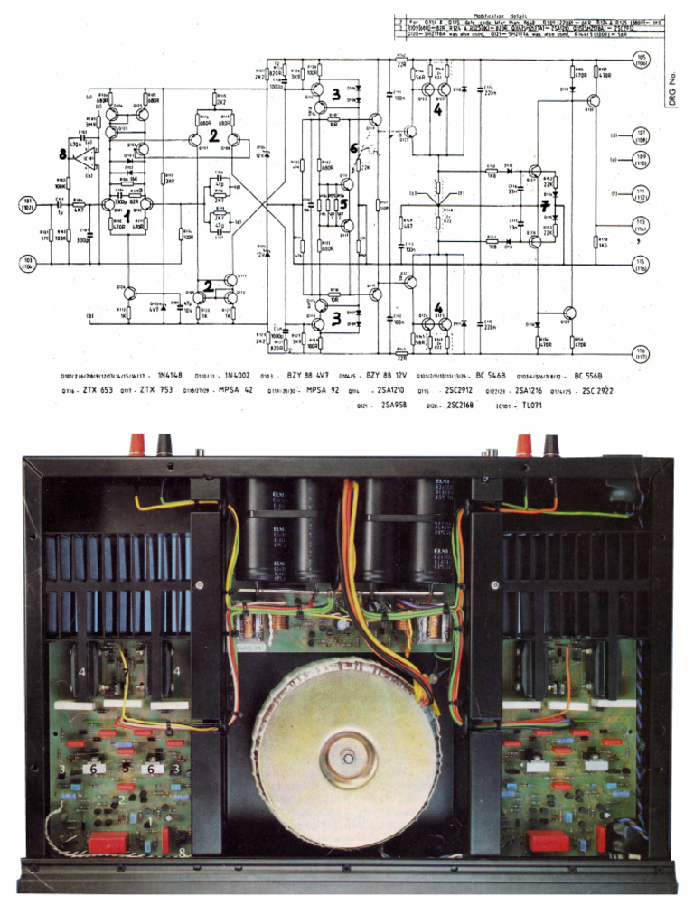 Hfe Audiolab 8000p Schematic | PDF