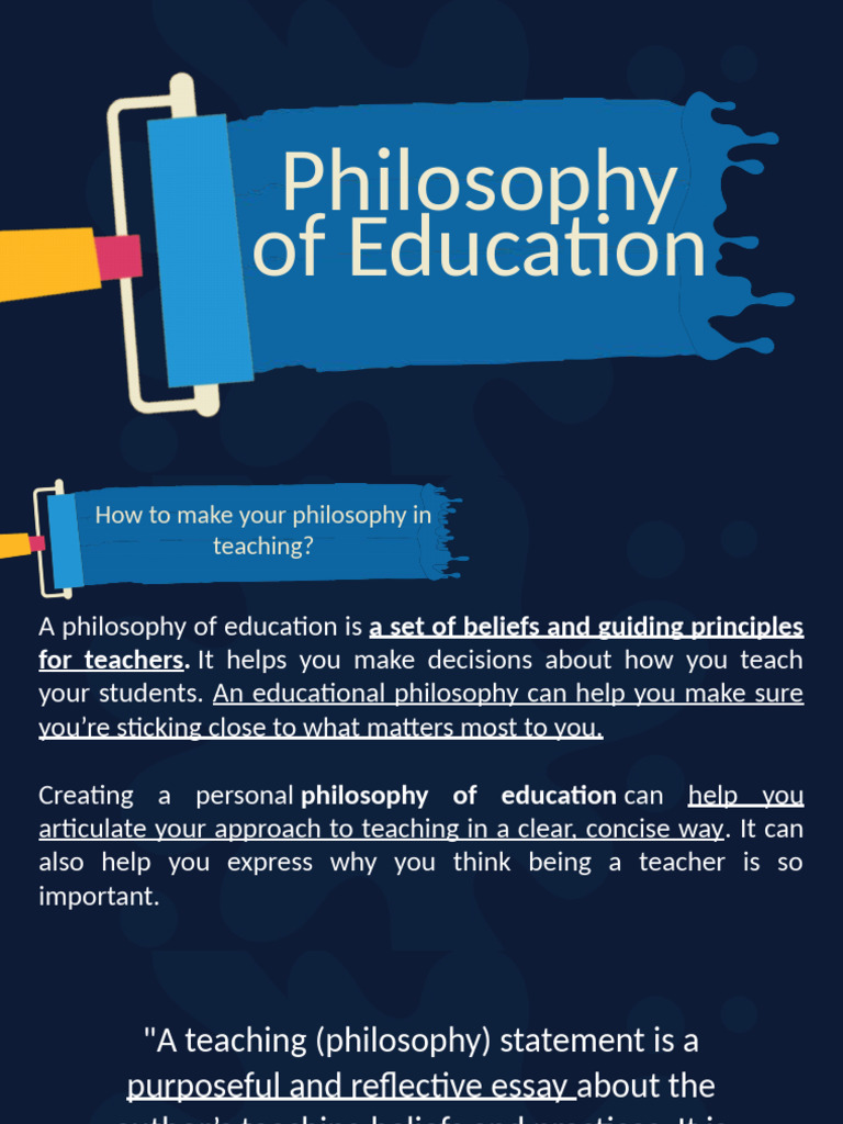 Crafting-Your-Own-Philo-of-Education | PDF | Learning | Teachers