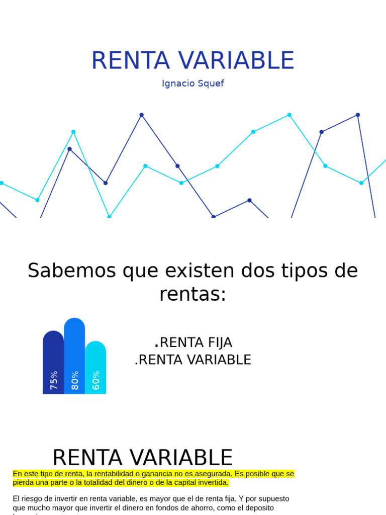 Copia de Copia de Renta Variable Ignacio Squef | PDF
