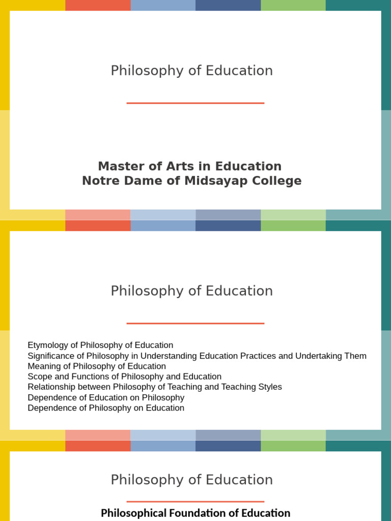 Understanding Philosophy of Education | PDF | Philosophy Of Education ...
