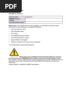 Discrepancy Report Form | PDF