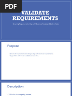 Requirements Verification Checklist | PDF | Business