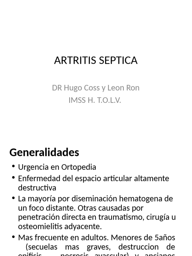 Art Ritis Septic A | PDF | Medicina | Enfermedades y trastornos