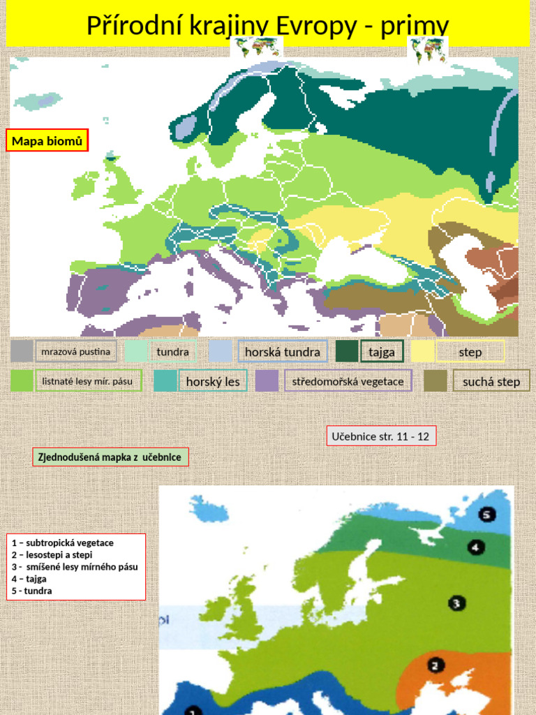 Biomy Evropy Primy 2024 | PDF