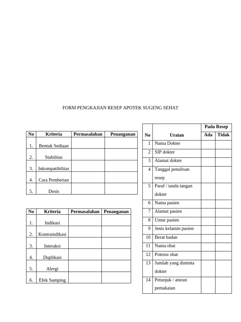 Form Oengkajian Resp | PDF