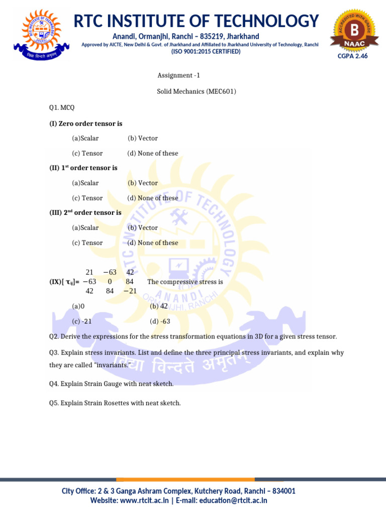 Assignment 1 | PDF