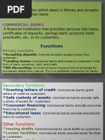 Class 12 Economics Banking Notes | PDF | Banks | Reserve Bank Of India
