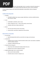 UK Meal Times and Traditions | PDF | Meal | Lunch