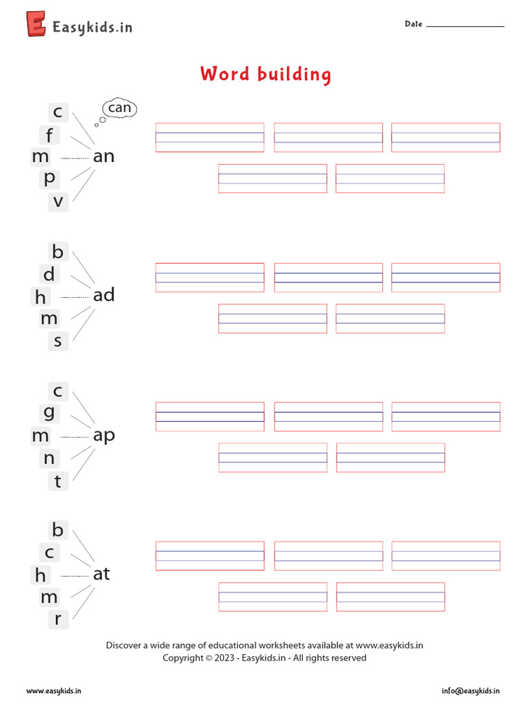Word Building Worksheet Style | PDF