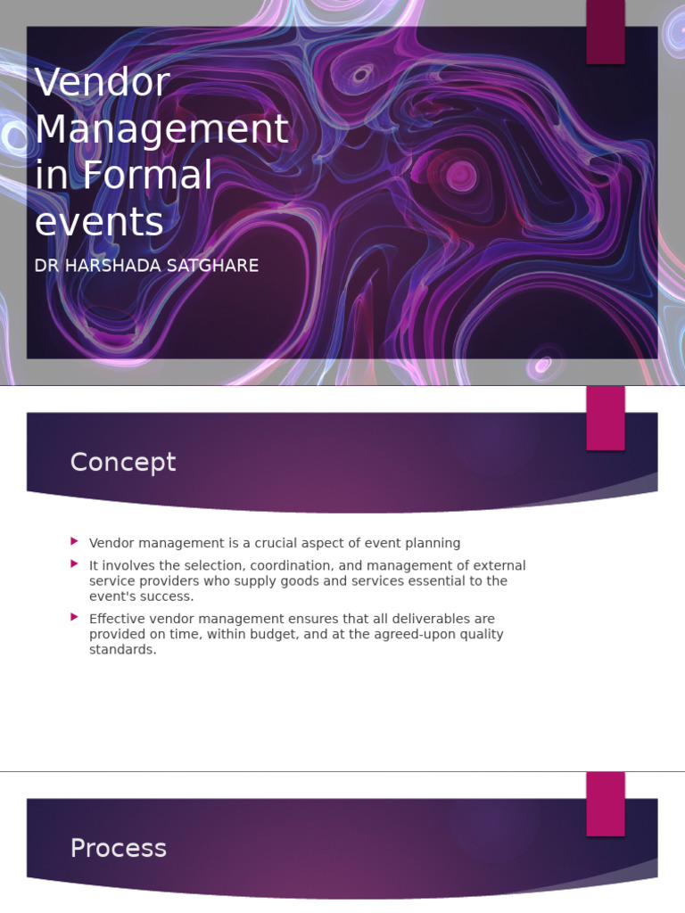 Effective Vendor Management for Events | PDF | Pricing | Business