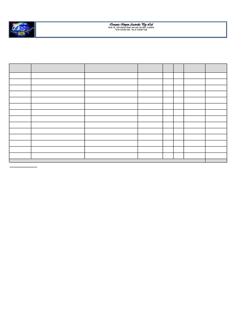 QTE 6059-OIPL-LEOCEM-LIGHTING MATERIALS FOR PLANT (2) | PDF ...