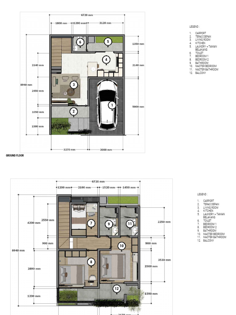 Hk. Layout Perum Jalan Nangka | PDF