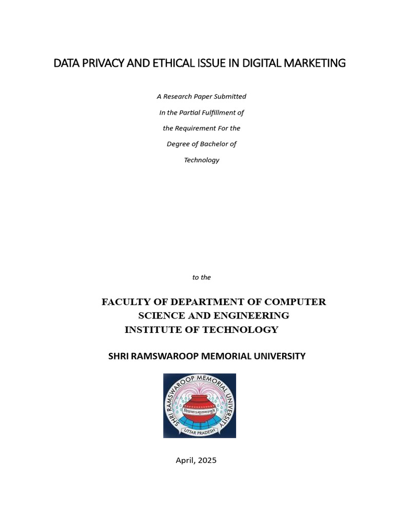 Research Paper of Digital Marketing Subject | PDF | Digital Marketing ...