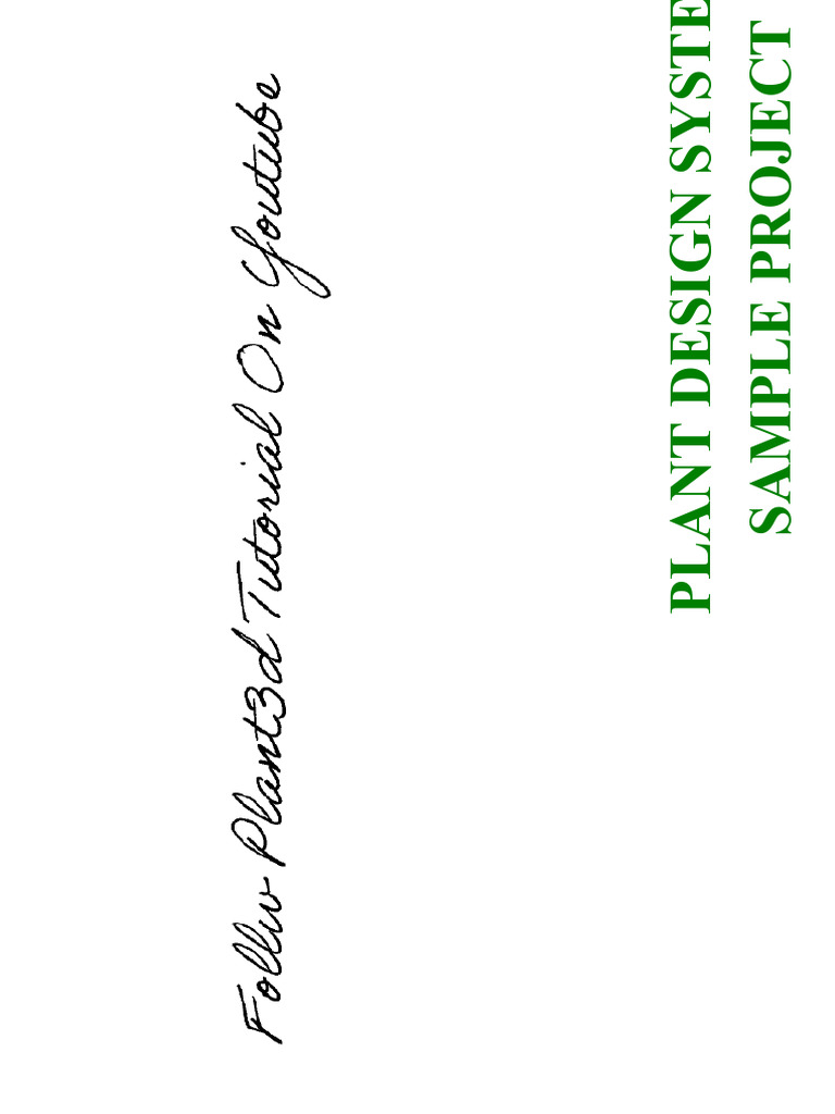 E3d Sample Project | PDF