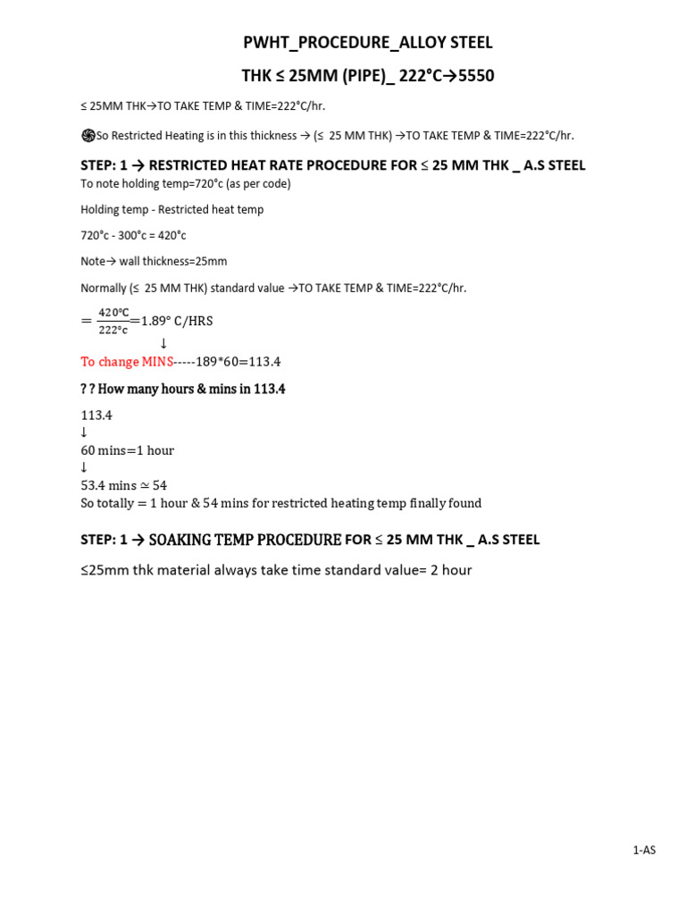 PWHT For Alloy Steel | PDF | Mechanical Engineering | Building Engineering