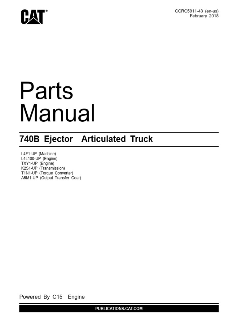 740B L4F Parts Manual | PDF | Manual Transmission | Car