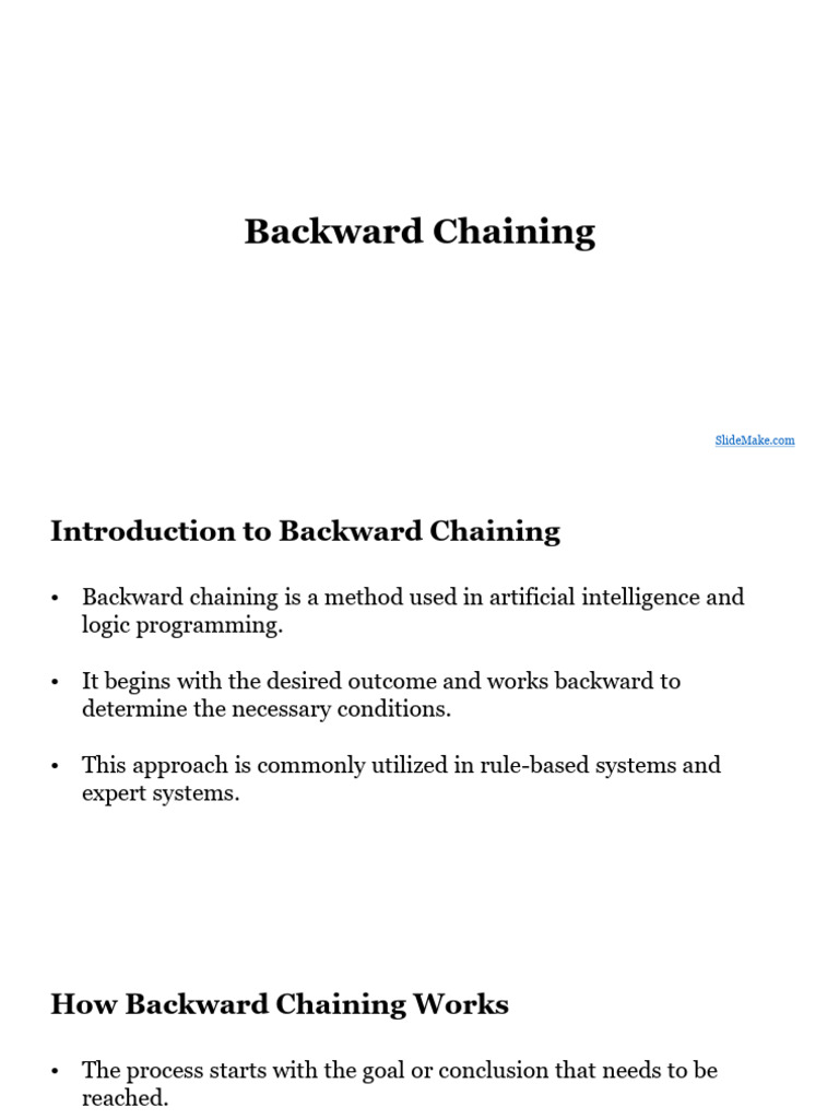 Backward Chaining | PDF