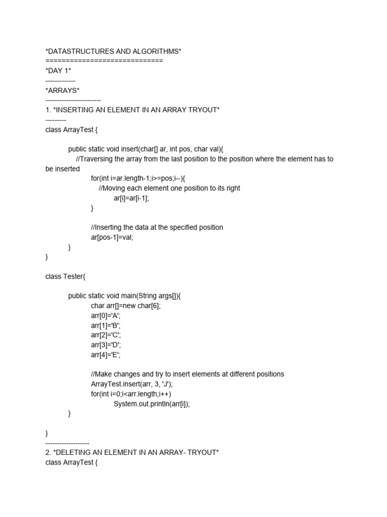 DSA Part-1 | PDF | Queue (Abstract Data Type) | Boolean Data Type