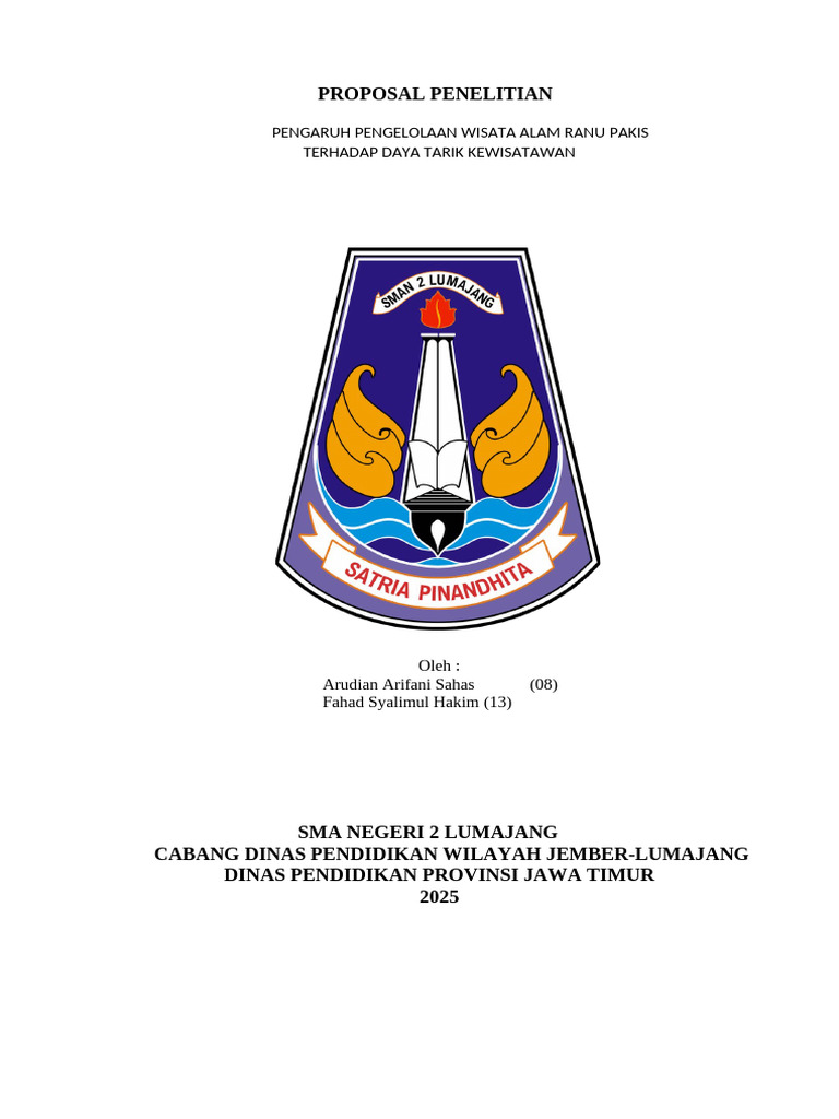 KTI Bahasa Indonesia Ranu Klakah Final | PDF