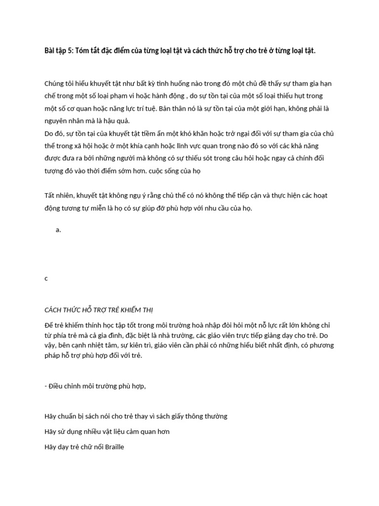 Bai Tap 5 Mon 2 | PDF