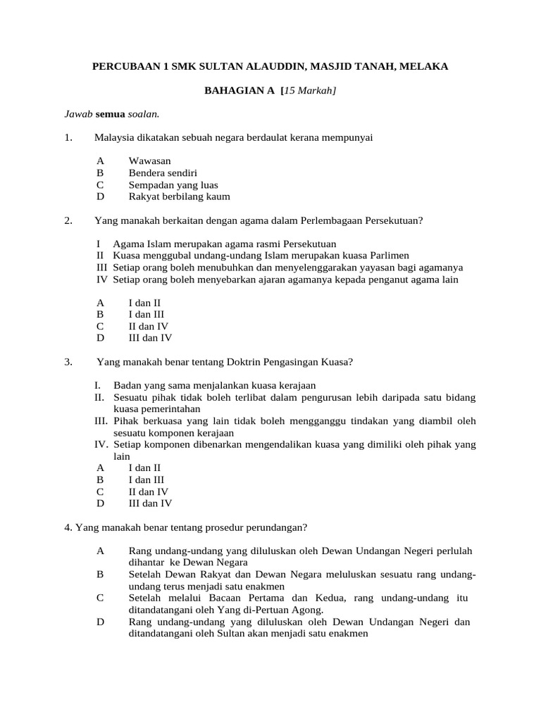 Trial Smksa Pa1 2025 2 | PDF