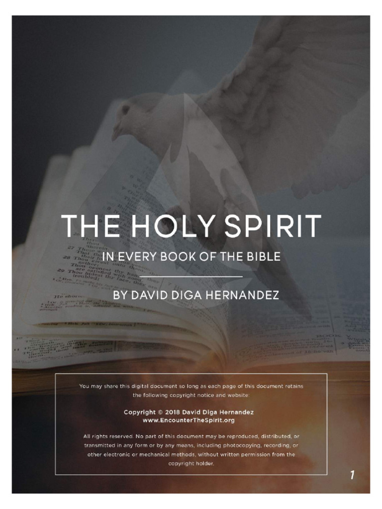 Holy Spirit in Every Book of The Bible (Overview) (David Diga Hernandez ...