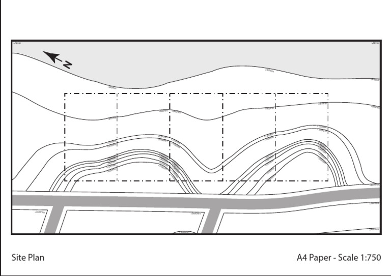 Site Plan Contours - Updated | PDF | Stationery