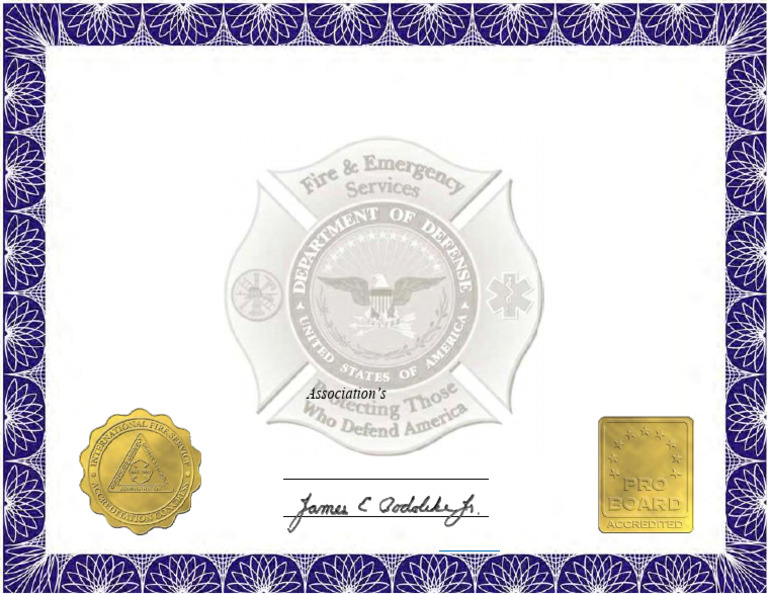 Miya Stephenson Firefighter Certification | PDF