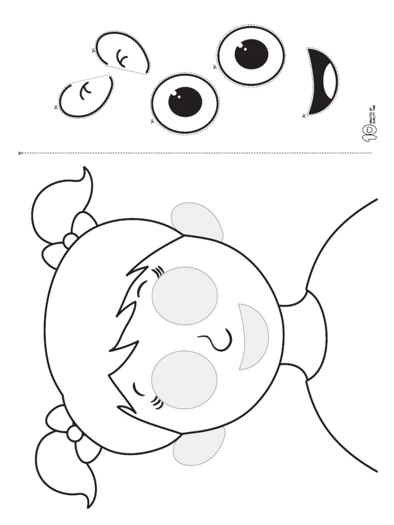 Parts of The Face Cut and Paste Worksheet | PDF