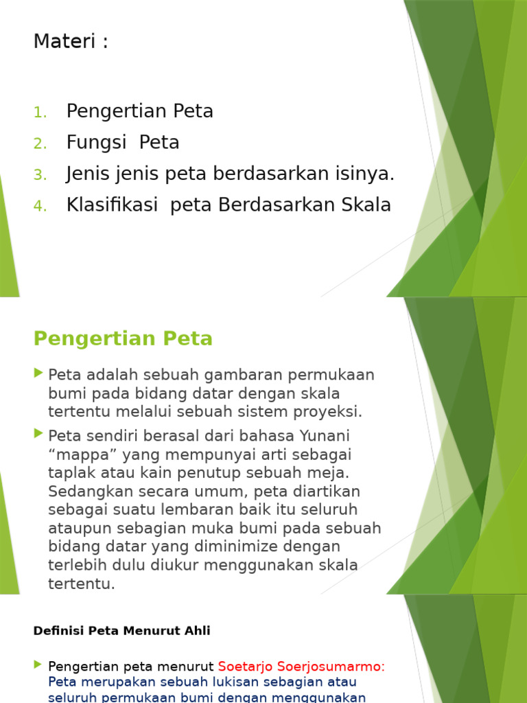 Pertemuan 3 Pengertian Peta | PDF