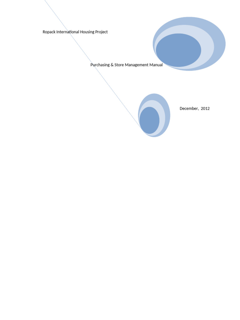 ROPACK-PURCHASING AND STORE MGT MANUAL-revised | PDF | Depreciation ...