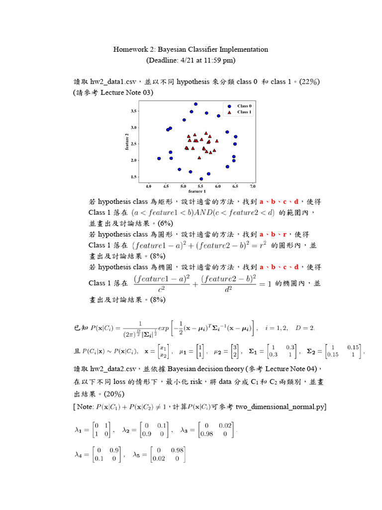 ML HW2 | PDF