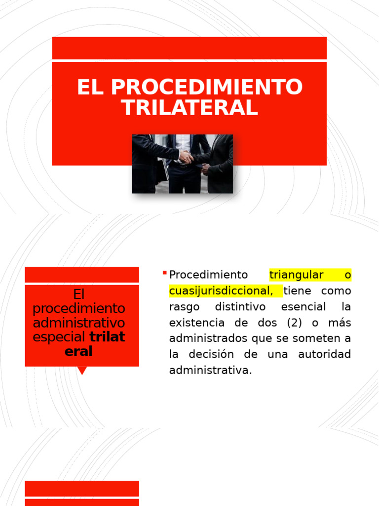 El Procedimiento Trilateral | PDF | Propiedad | Justicia