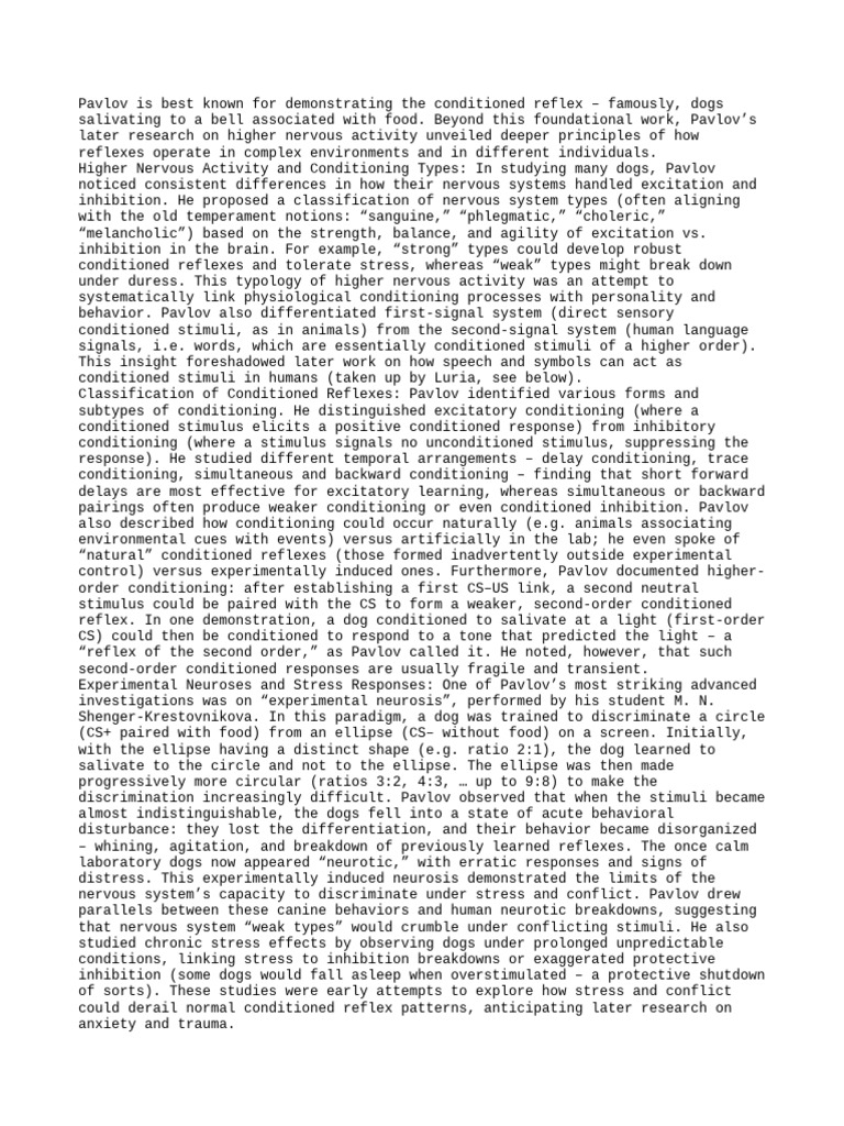 Instructions For The Deep Dive | PDF | Classical Conditioning ...
