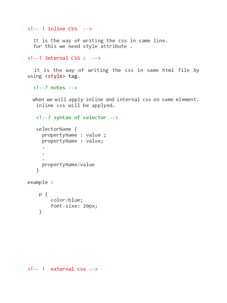 1.simple, Combinator Selector | PDF | Cascading Style Sheets | Computing
