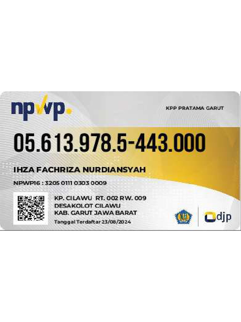 NPWP | PDF