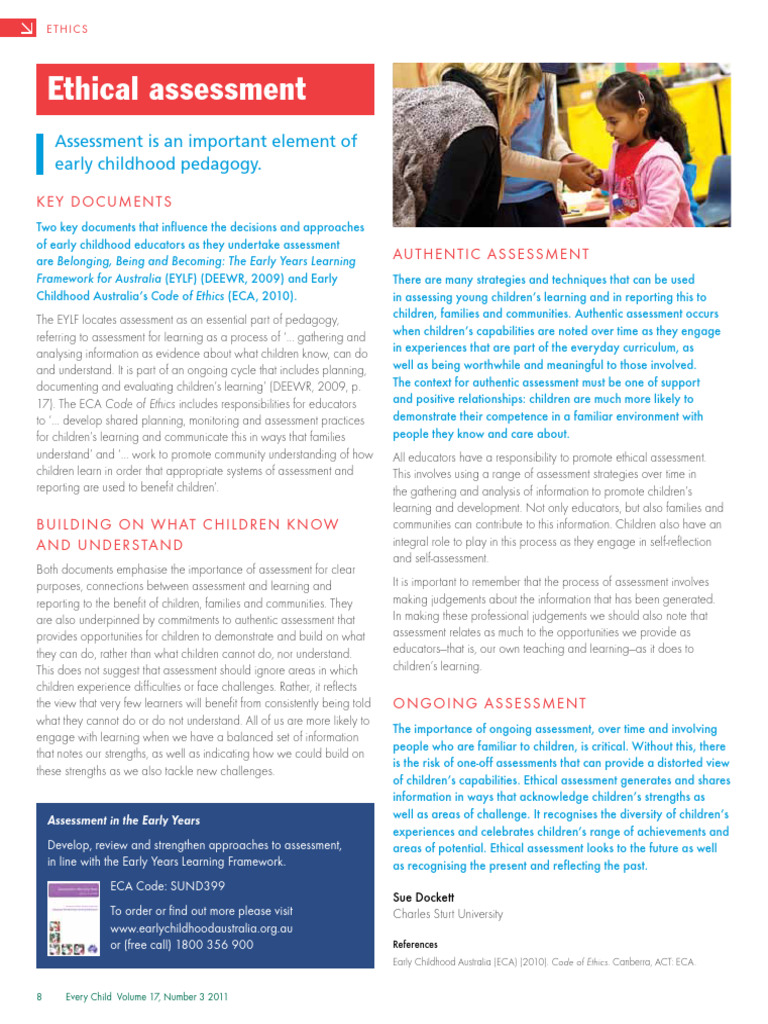 Ethical Assessment | PDF | Learning | Pedagogy
