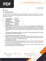 Joining Letter Format in Word | PDF