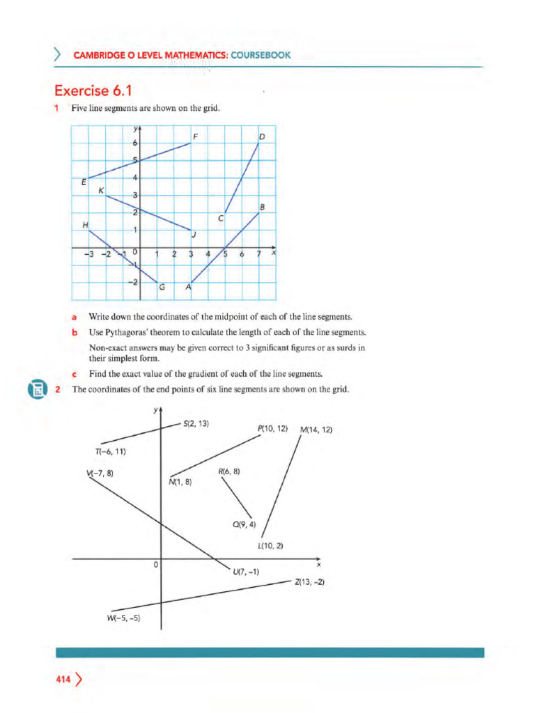 Co-Ordinate Geometry Worksheet 1 | PDF