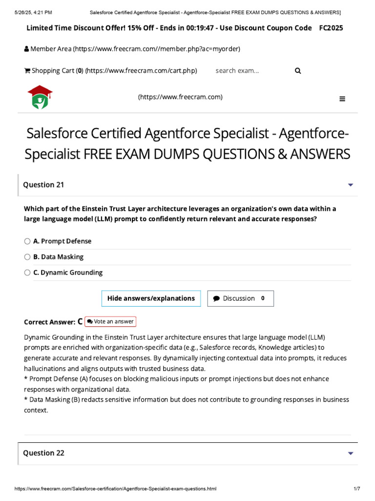 Salesforce Certified Agentforce - 5 | PDF | Computing | Information Technology