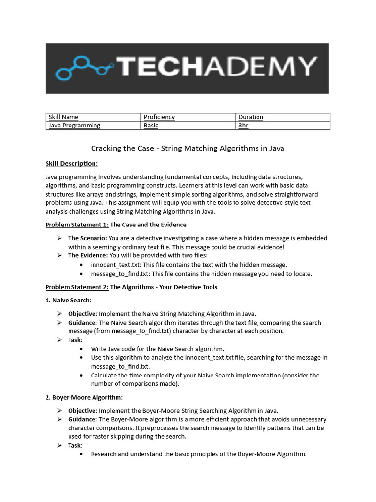 Assignment 1 - Beginning Java Data Structures and Algorithms - SRWTHWC ...