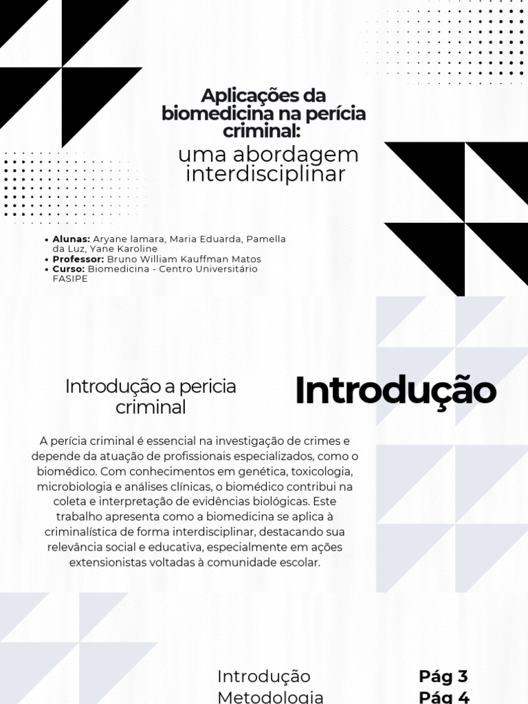 Defesa de TCC Curso de Faculdade Geométrico Simples Cinza Branco ...