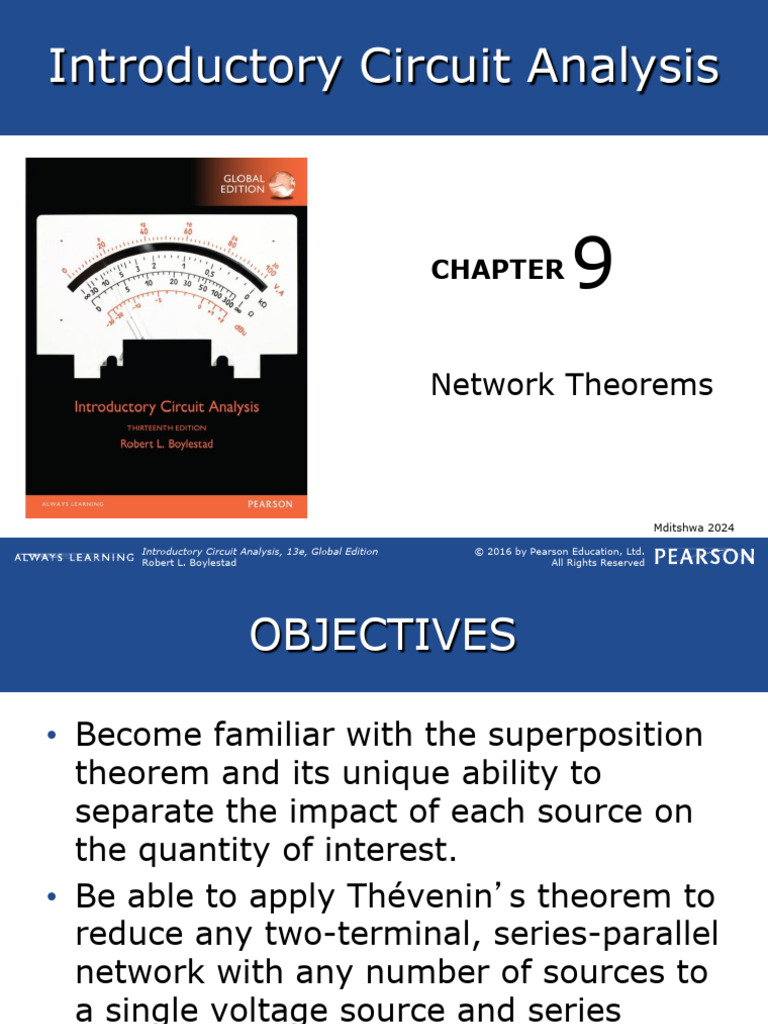 CHPT 09 - GE - C9 - Network Theorems | PDF | Network Analysis (Electrical Circuits) | Electrical ...