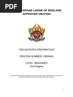 Entered Apprentice Study Guide | PDF | Freemasonry | Masonic Lodge