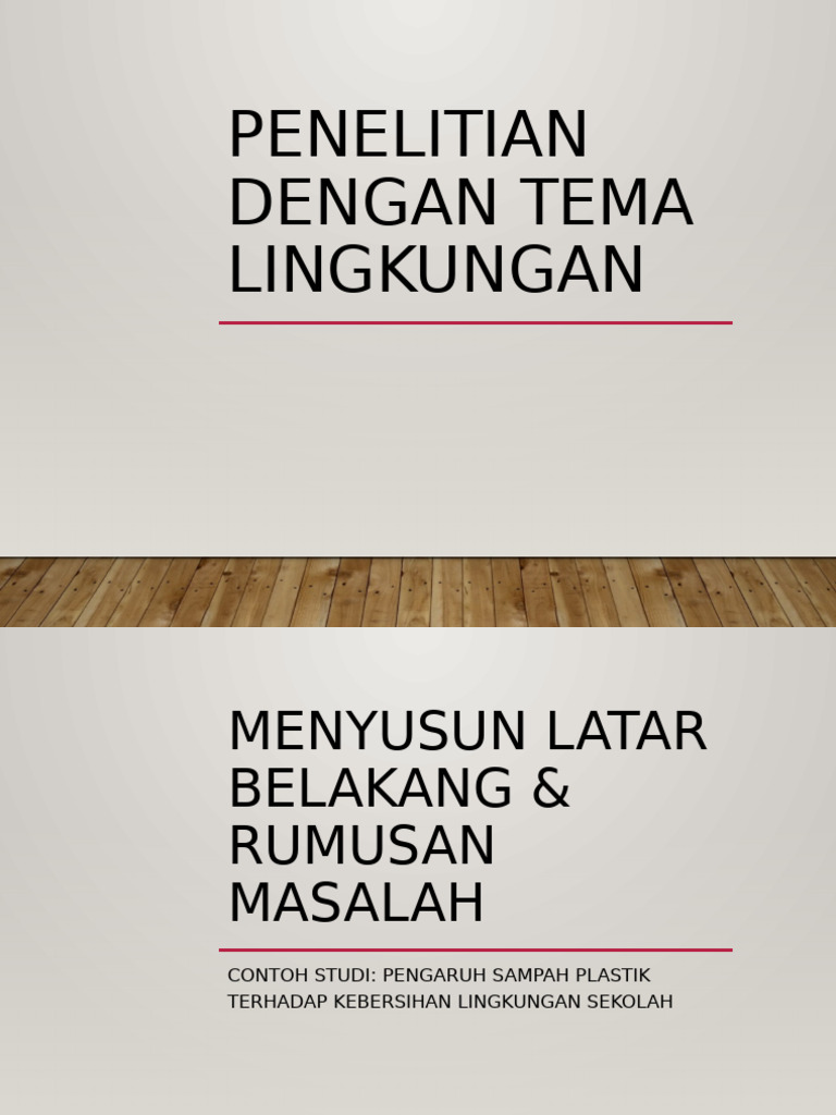 Slide Presentasi Riset Kelas 11 | PDF