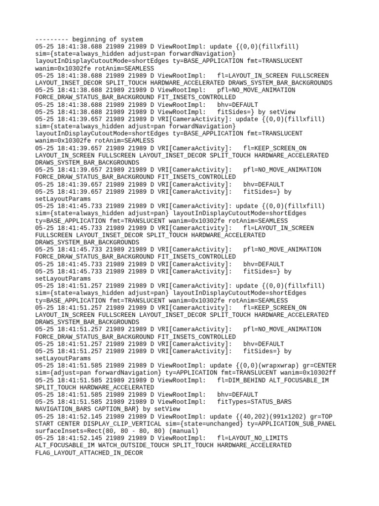 Logcat 1748178732881 | PDF | Software Engineering | Software