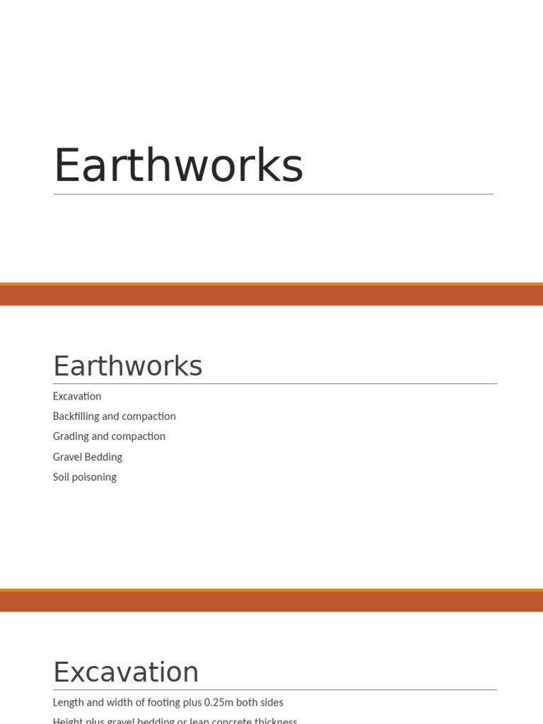 Mod7 - Earthworks | PDF