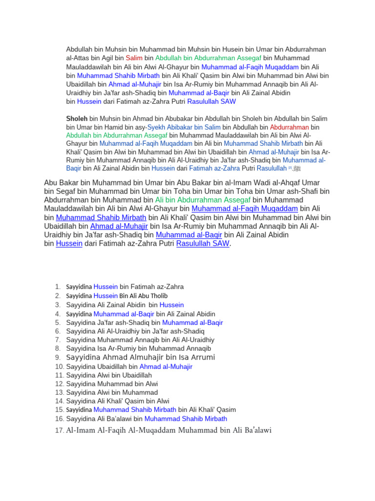 Abdullah Bin Muhsin Al AthosBogor | PDF | Umar | Ali