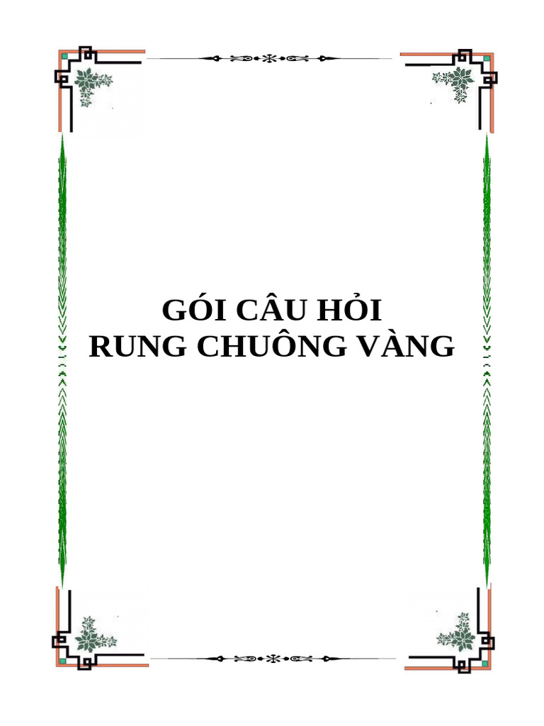 Goi Cau Hoi | PDF
