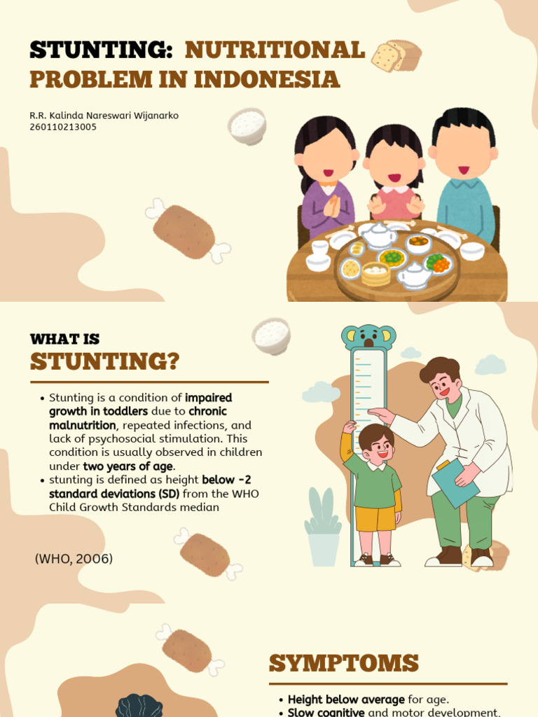 Stunting Masalah Gizi Di Indonesia | PDF | Malnutrition | Nutrition